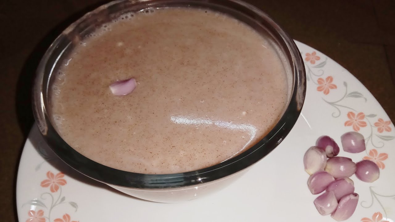 Ragi Koozh Recipe in Tamil | Kelvaragu Koozh | Summer Recipes in Tamil ...