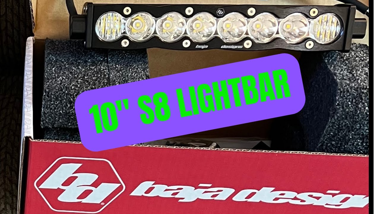 Baja Design S8 10 inch Amber Install - YouTube