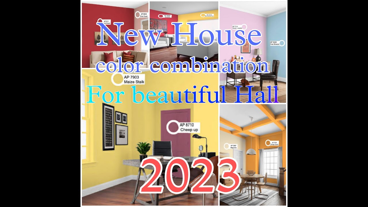 House Hall color combination with asian paints color codes 2023 - YouTube