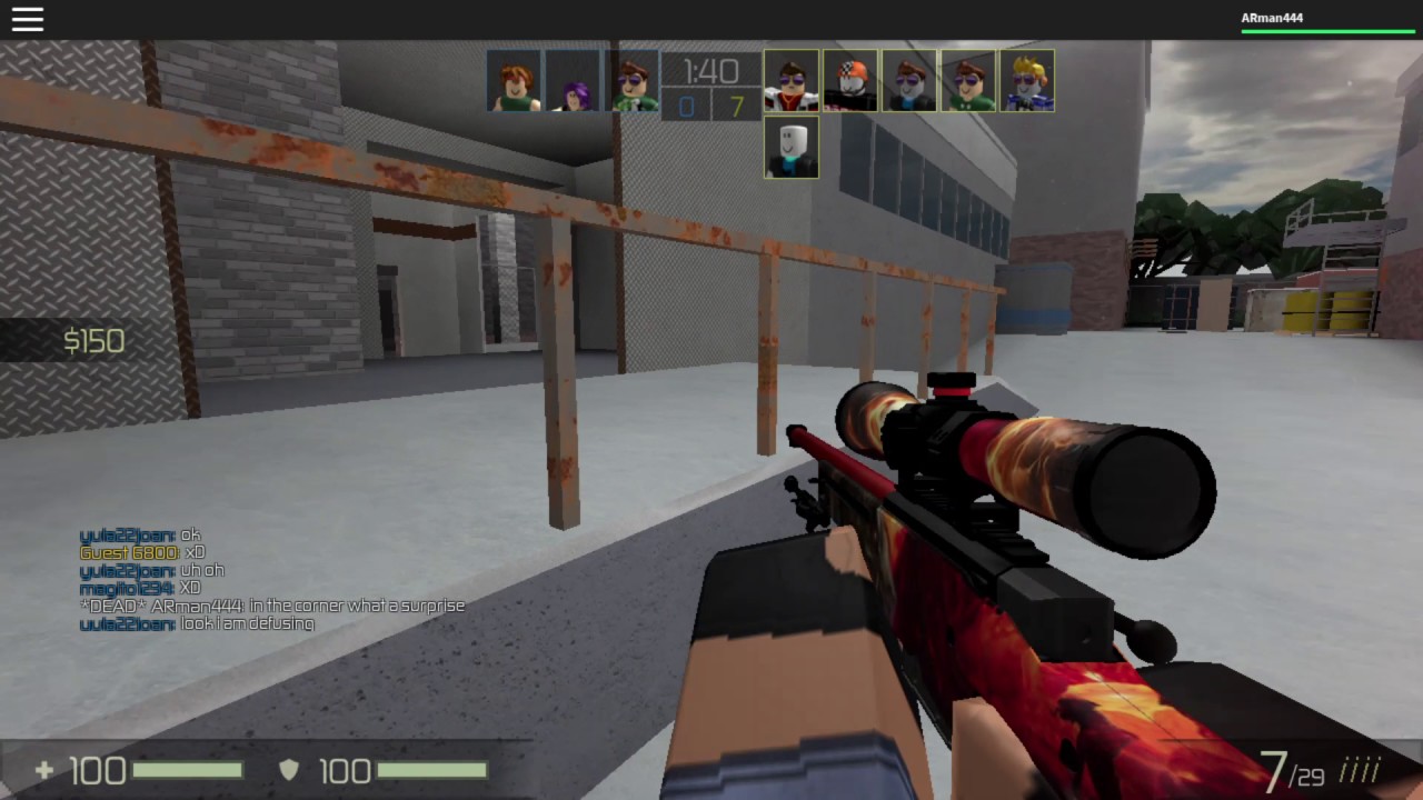 Roblox CB:RO moments - Awp triple - YouTube