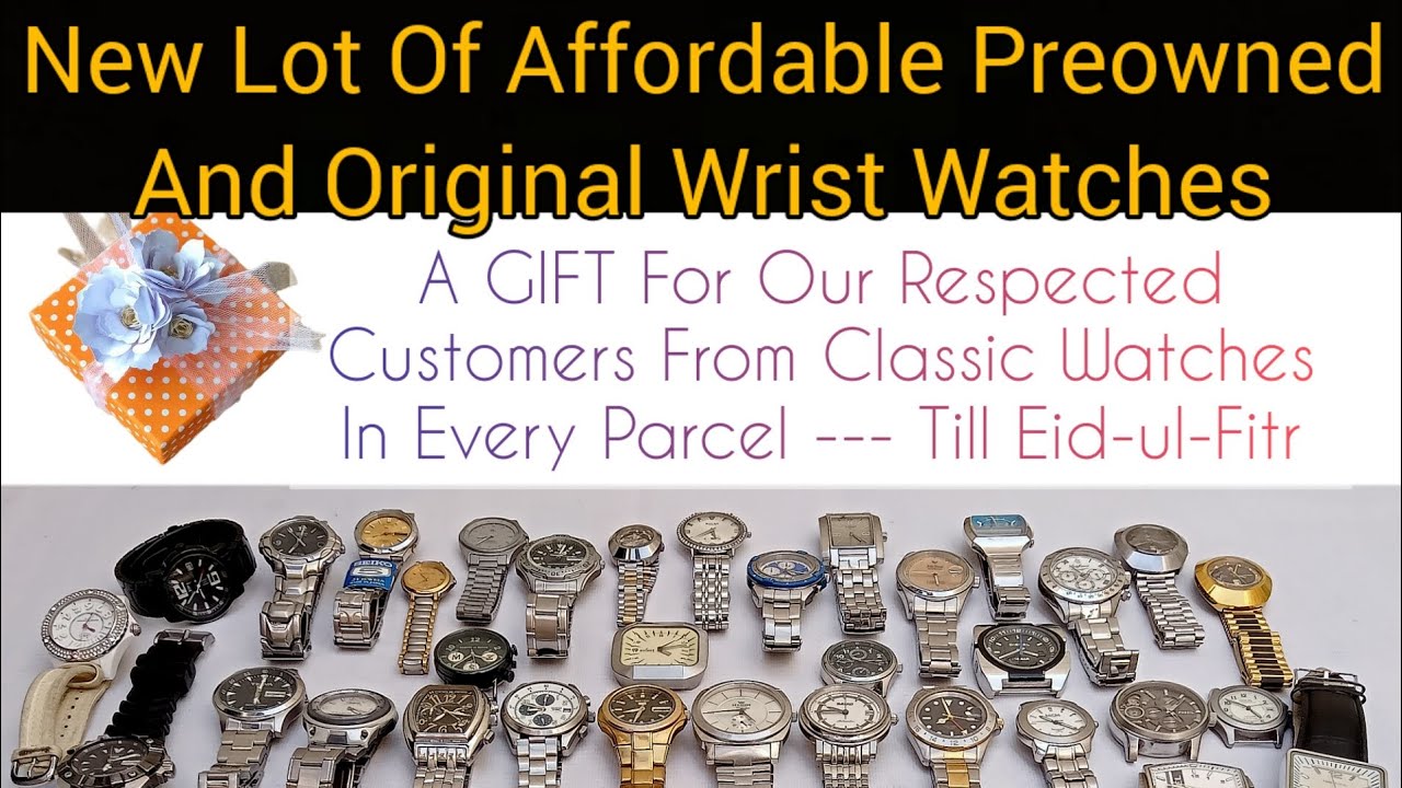 Luxury And Affordable Wrist Watches Lot - YouTube
