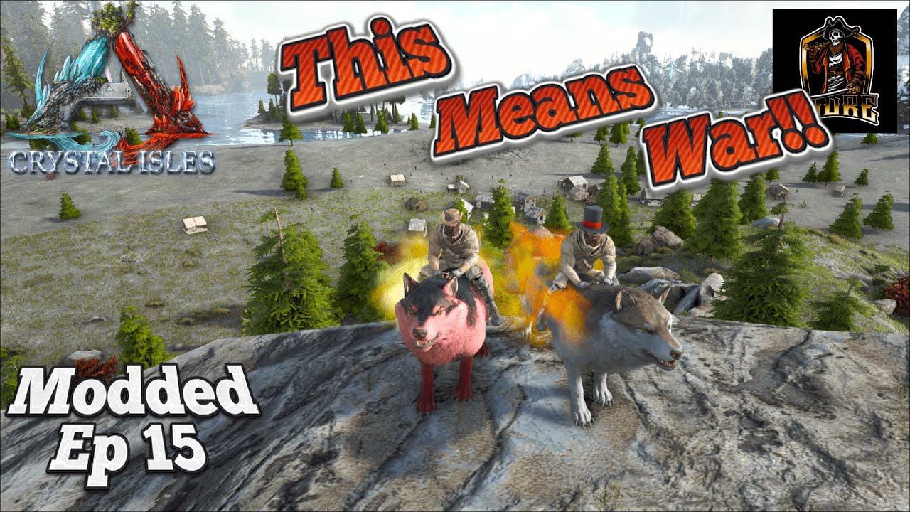 Great Human NPC Tribe Battle!! | Human NPC Mod | Ark: Crystal Isles ...