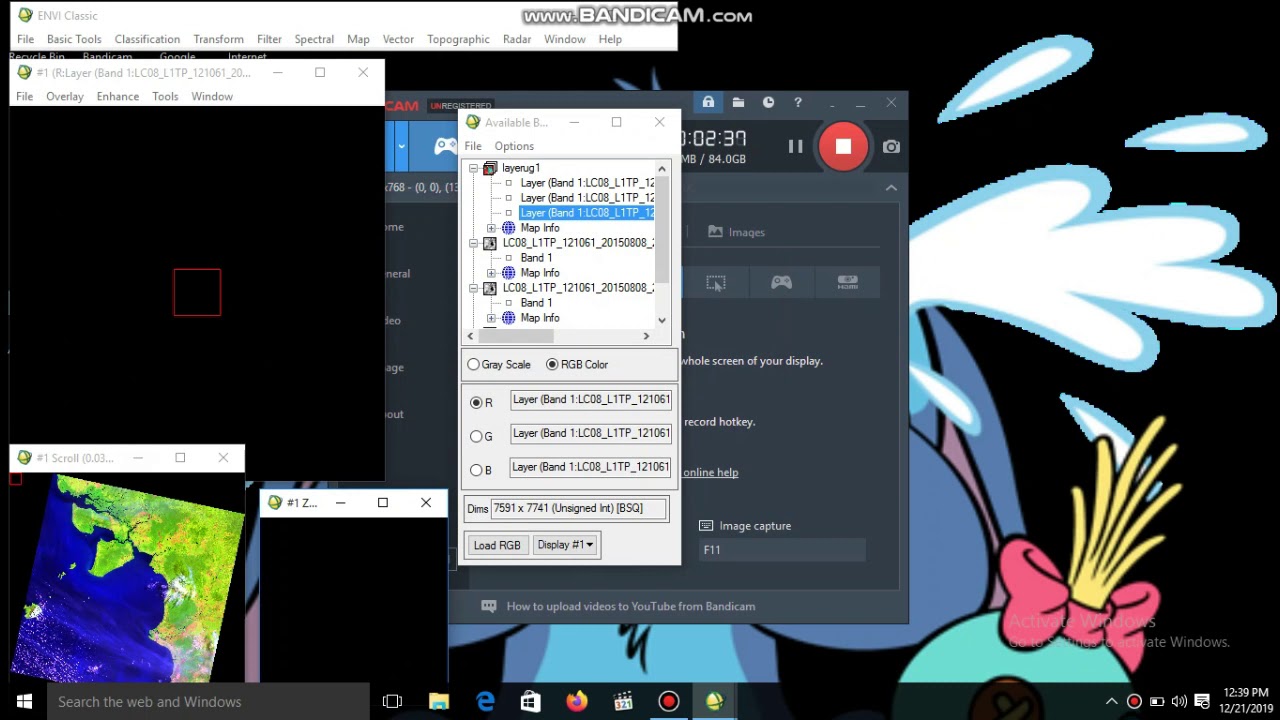 Tutorial layer stacking dan cropping menggunakan ENVI CLASSIC - YouTube