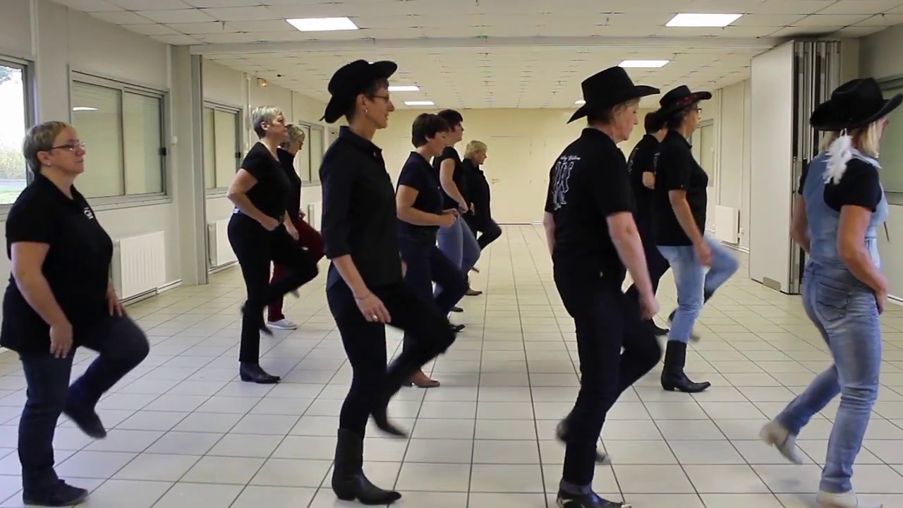 PARIS TENNESSEE Line Dance - danse et compte - YouTube