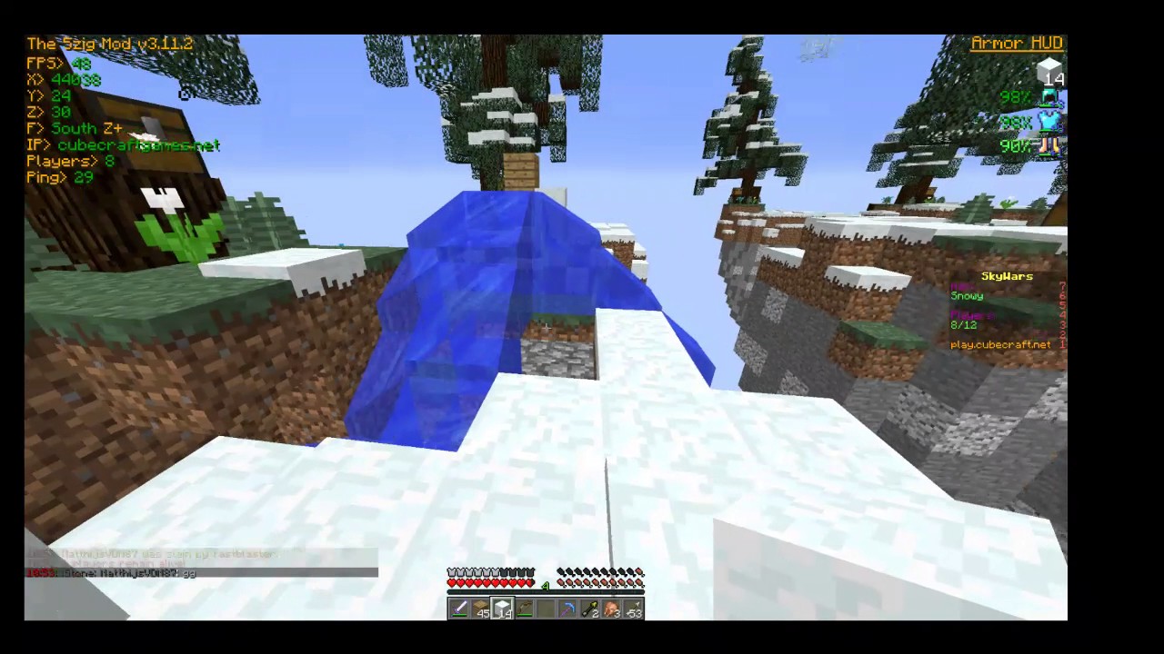 skywars #1 ik ben best wel noob - YouTube