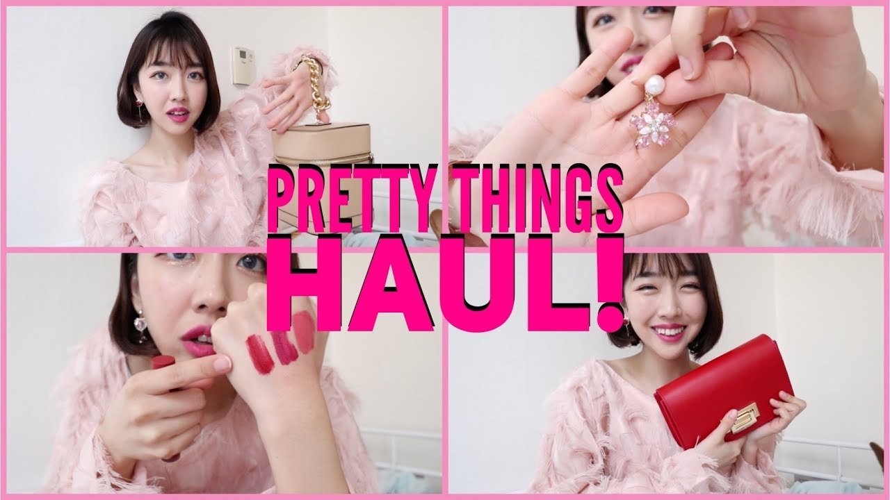 Pretty Things Haul | Noonoo Fingers, 3CE and CUTE BAGS! - YouTube