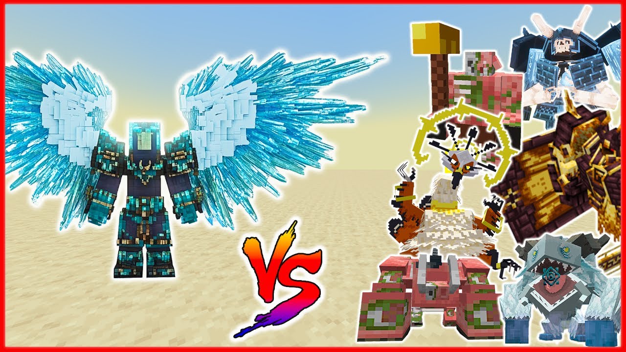 Maledictus vs All Mobs and Bosses - Minecraft Mob Battle - YouTube