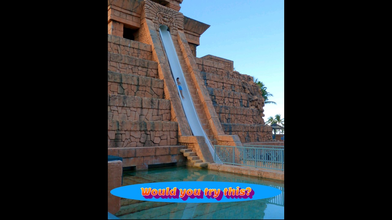 #shorts Would you try this? Atlantis Bahamas Aquaventure Leap of Faith ...