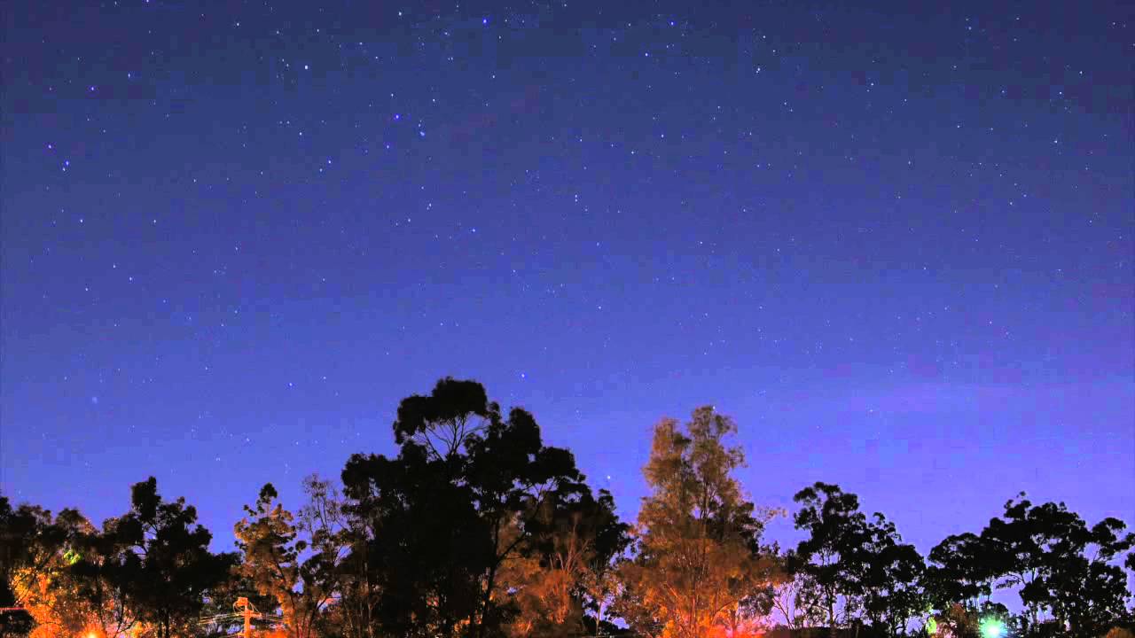Stars time lapse at William Dart Park (Munro Park), St Lucia, Brisbane ...