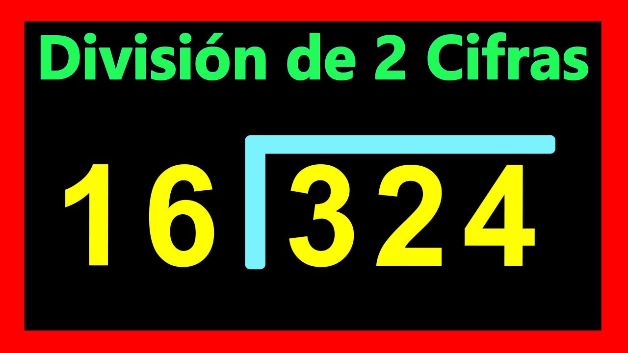 👉 Como Resolver Divisiones de 2 cifras Dividir por 2 cifras - YouTube