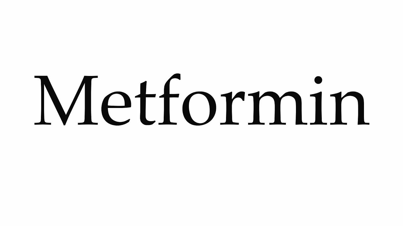 How to Pronounce Metformin - YouTube