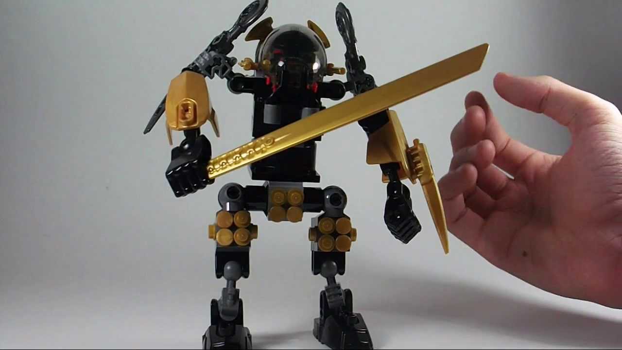 Lego Ninjago 2014 Nindroid "Spinjitzu Samuri Mech" MOC Review HD - YouTube