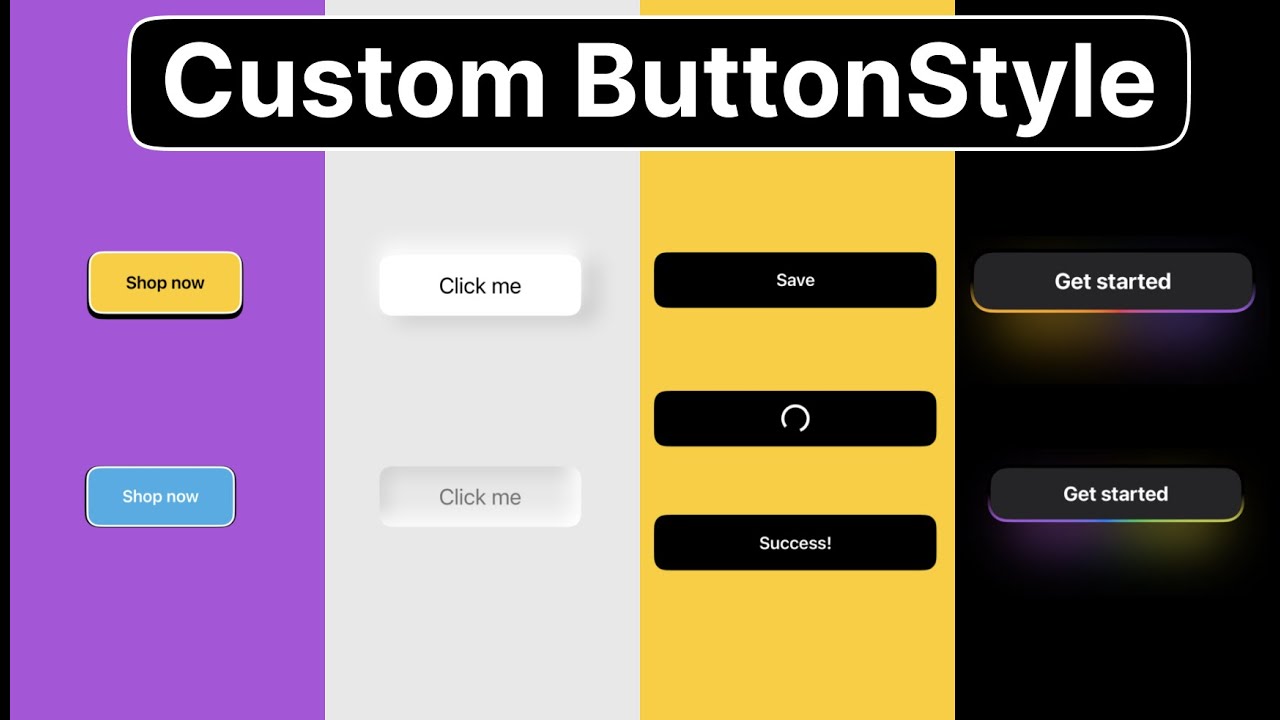 SwiftUI : Custom ButtonStyle - YouTube SwiftUI : Custom ButtonStyle - YouTube