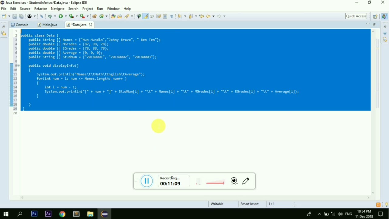 How To Create A Simple Oop Program Youtube