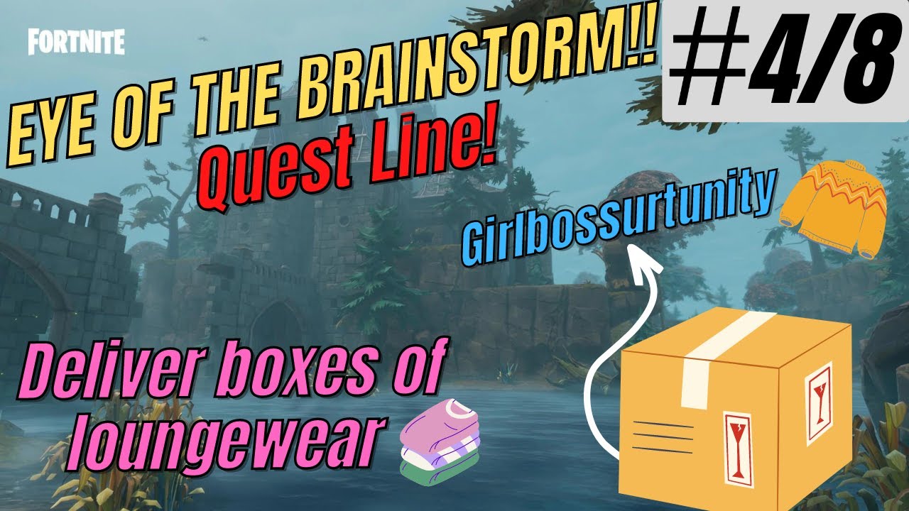 Fortnite STW - Girlbossurtunity👘👝...Deliver boxes of loungewear to ...