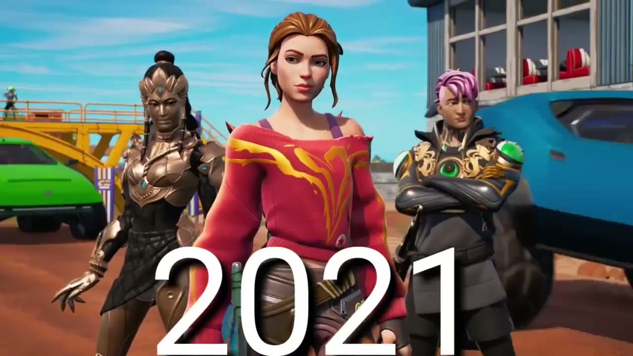 Fortnite Battle Royale of Evolution 1990-2021 - YouTube