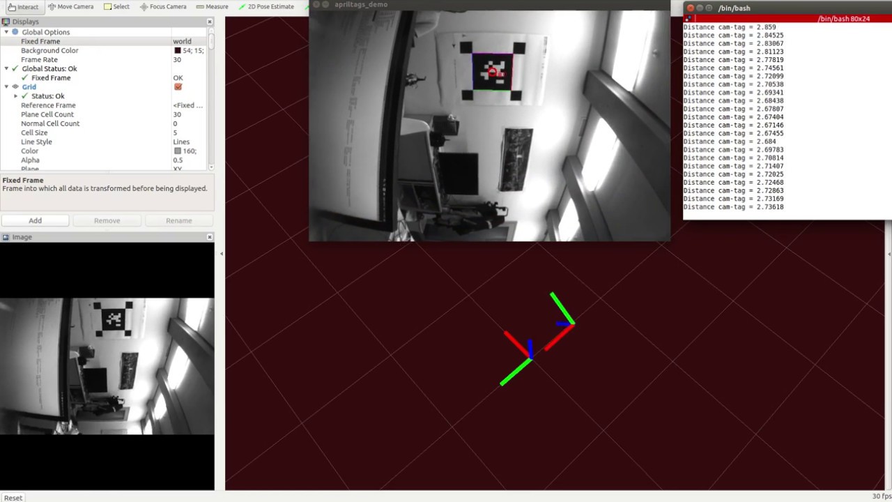 ROS Node for AprilTag-Based Localization - YouTube