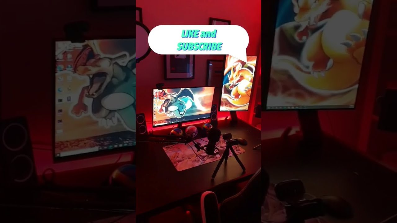 New Pokemon Streaming Set up is fire 🔥🔥 #pokémon #shorts #like #gamer # ...