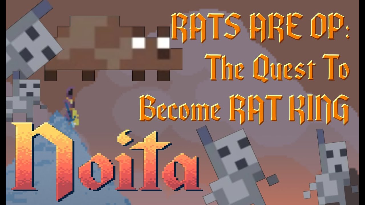 Noita Rats Are OP - The Quest To Be Rat King Feat. Homunculus Squad ...
