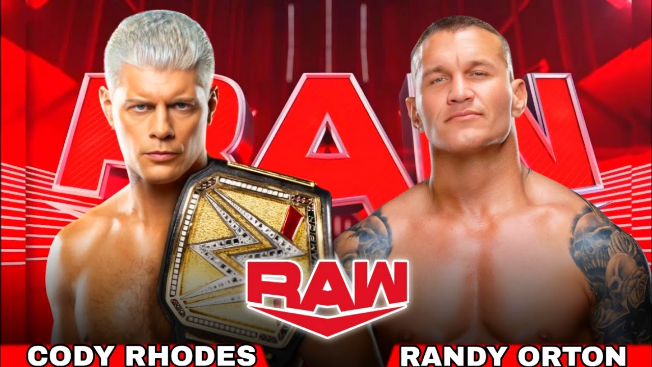 Cody Rhodes vs Randy Orton Undisputed WWE Championship Full Match WWE ...