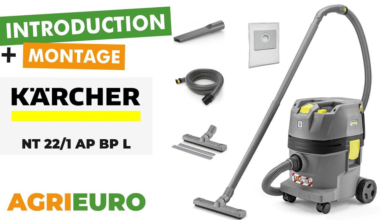 Presentation and assembly of the Karcher NT 22/1 Ap Bp L - Cordless ...
