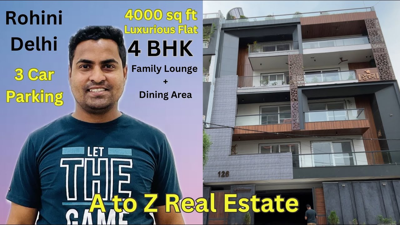 4000sq ft 4 BHK in Rohini Sector-26 | #realestate #property # ...