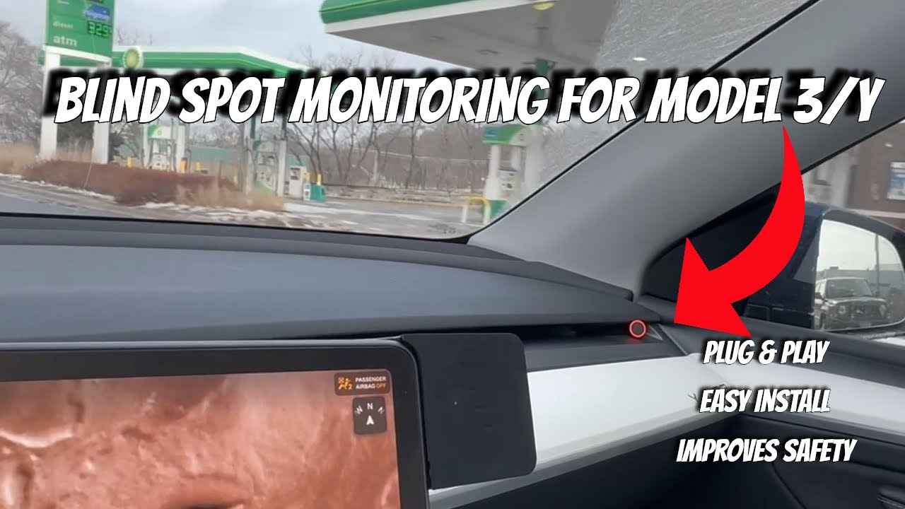 2025 Tesla Model 3 & Y Blind Spot Monitoring Install and Review - YouTube
