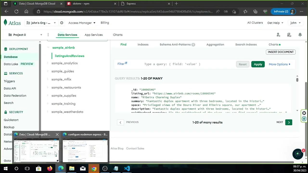 Angular desde 0: Como conectar Express con MongoDB - YouTube