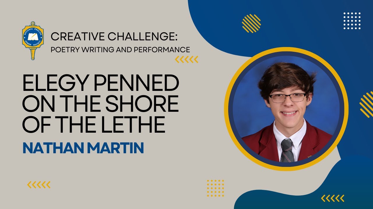 Poetry Writing & Performance Creative Challenge Winner: Nathan Martin ...