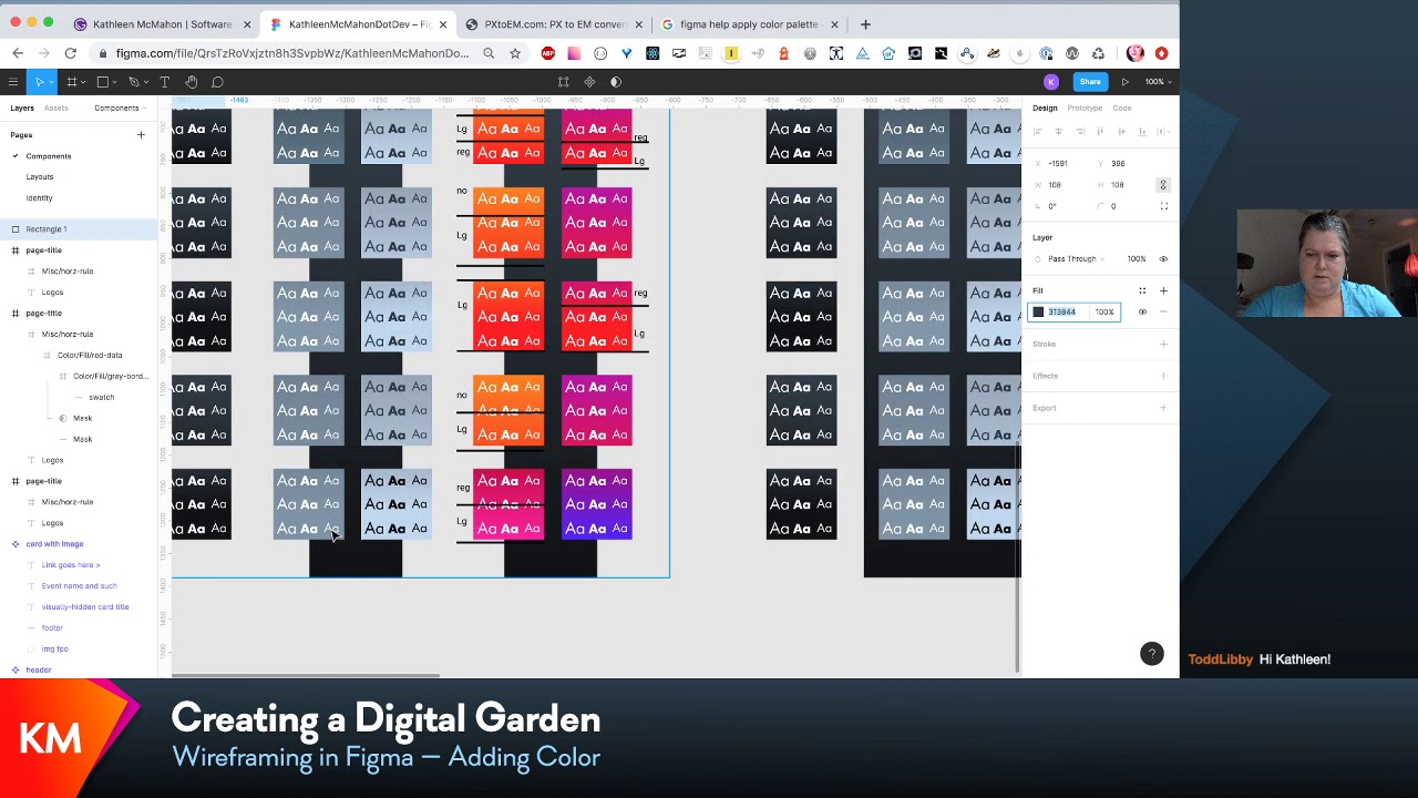 Creating a Digital Garden — Part 03: Wireframing in Figma — Adding ...