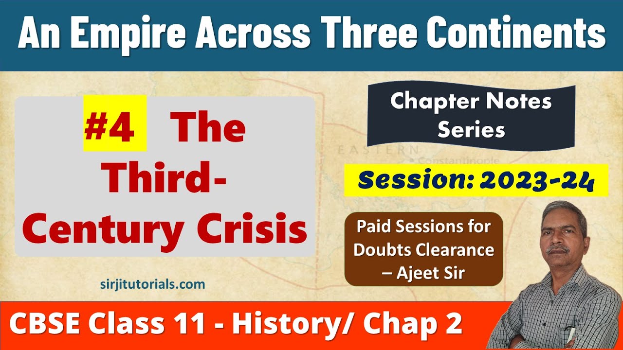 #4 Class 11 History Chap 2 - The Third Century Crisis - Roman Empire ...