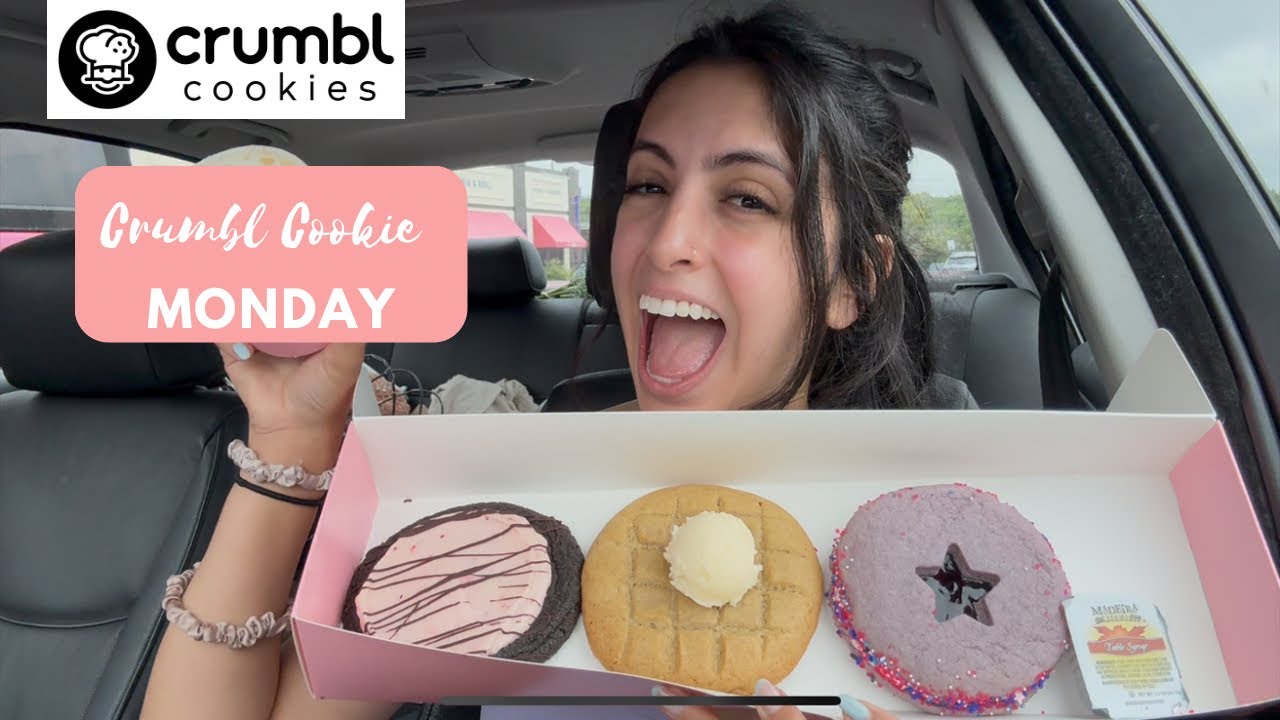 CRUMBL COOKIE MONDAY 🍪- Banana Pudding, GUTS, Waffle, + Chocokate ...