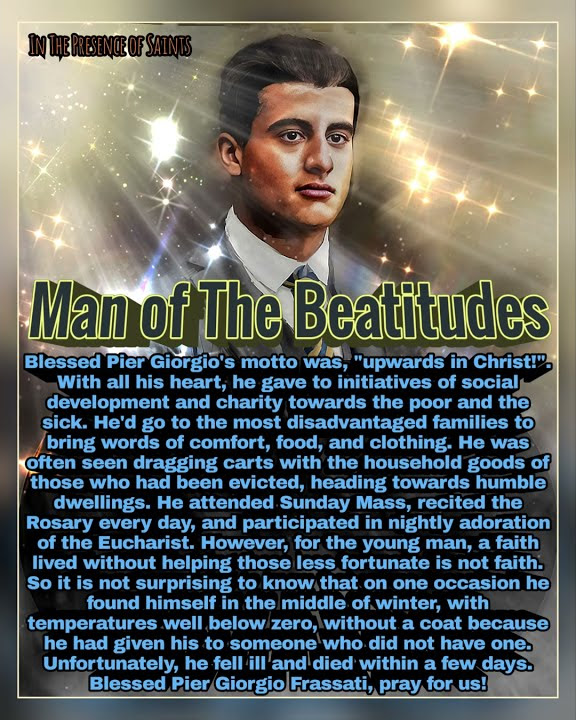 Blessed Pier Giorgio Frassati - Man of The Beatitudes - YouTube