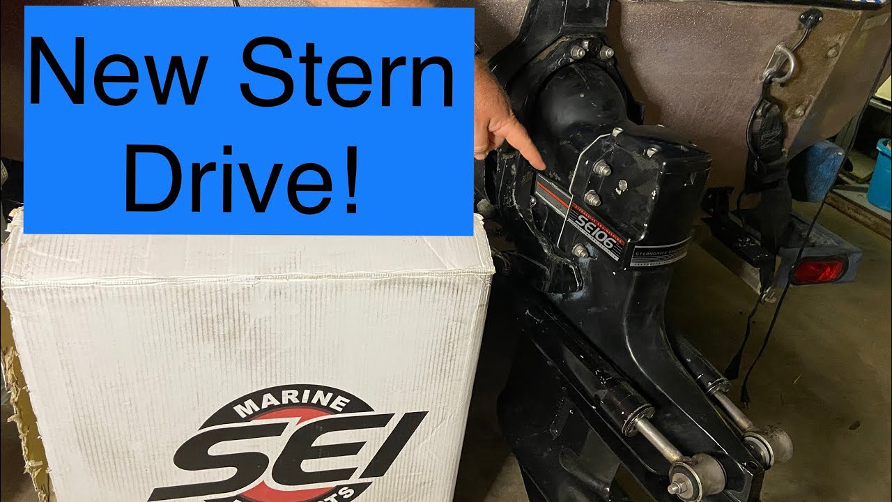 Installing an SEI Alpha 1 Gen1 Stern Drive on a Boat - YouTube