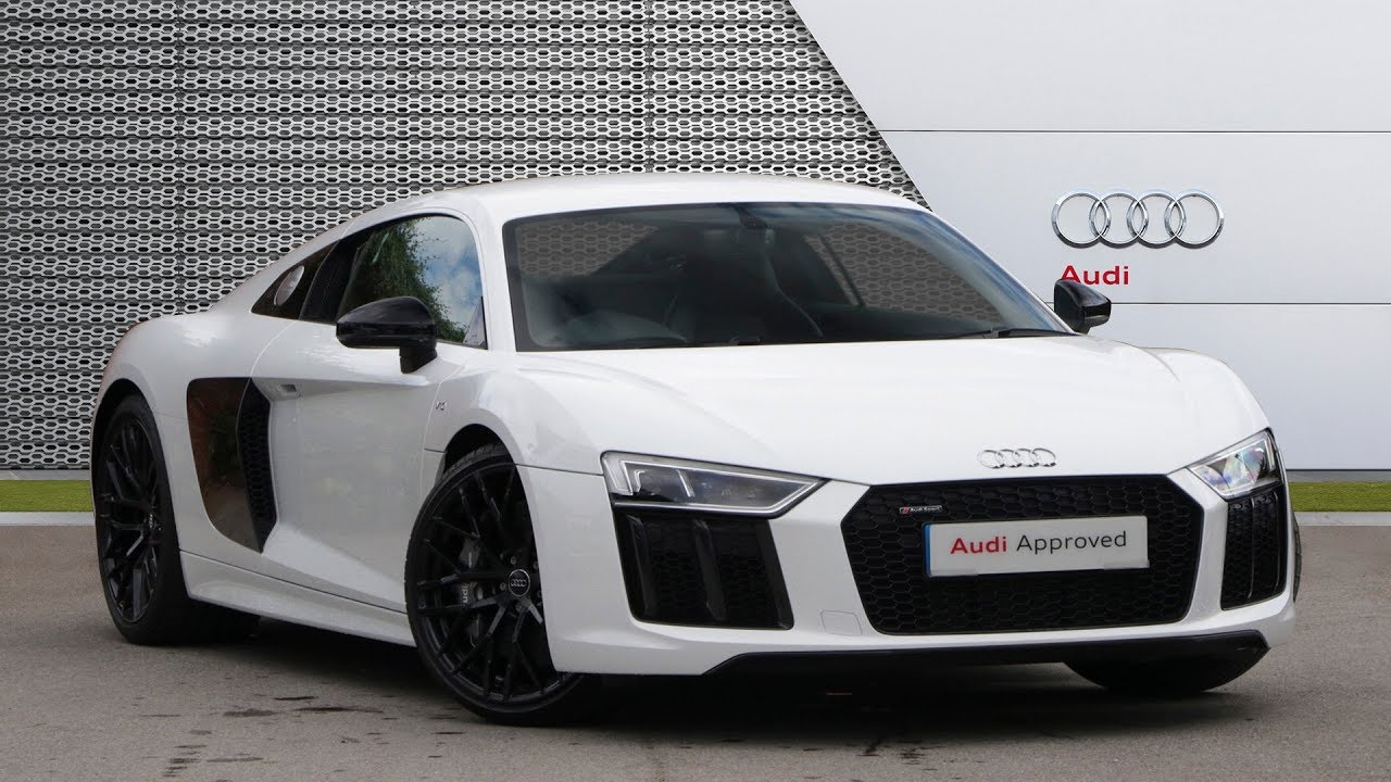 OY18RWK AUDI R8 V10 PLUS QUATTRO WHITE 2018 - YouTube