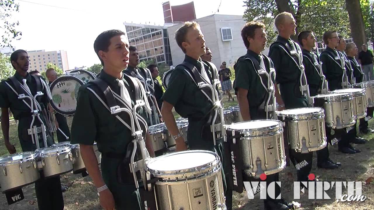 DCI 2012: Madison Scouts "in the lot" Warm-Up (Part 2) - YouTube