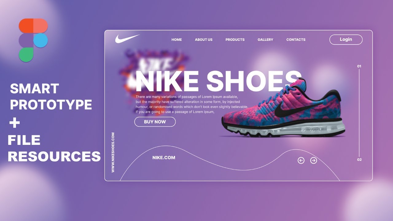 Figma Tutorial | Nike Shoe Prototype Webpage | Beginner's Tutorial ...