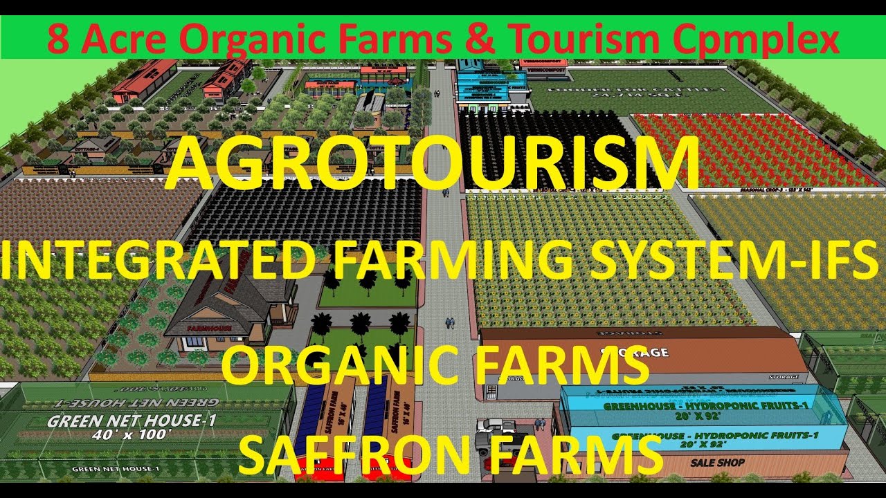 8 acre organic farms & tourism complex IFS 3D Sketchup Model by ...