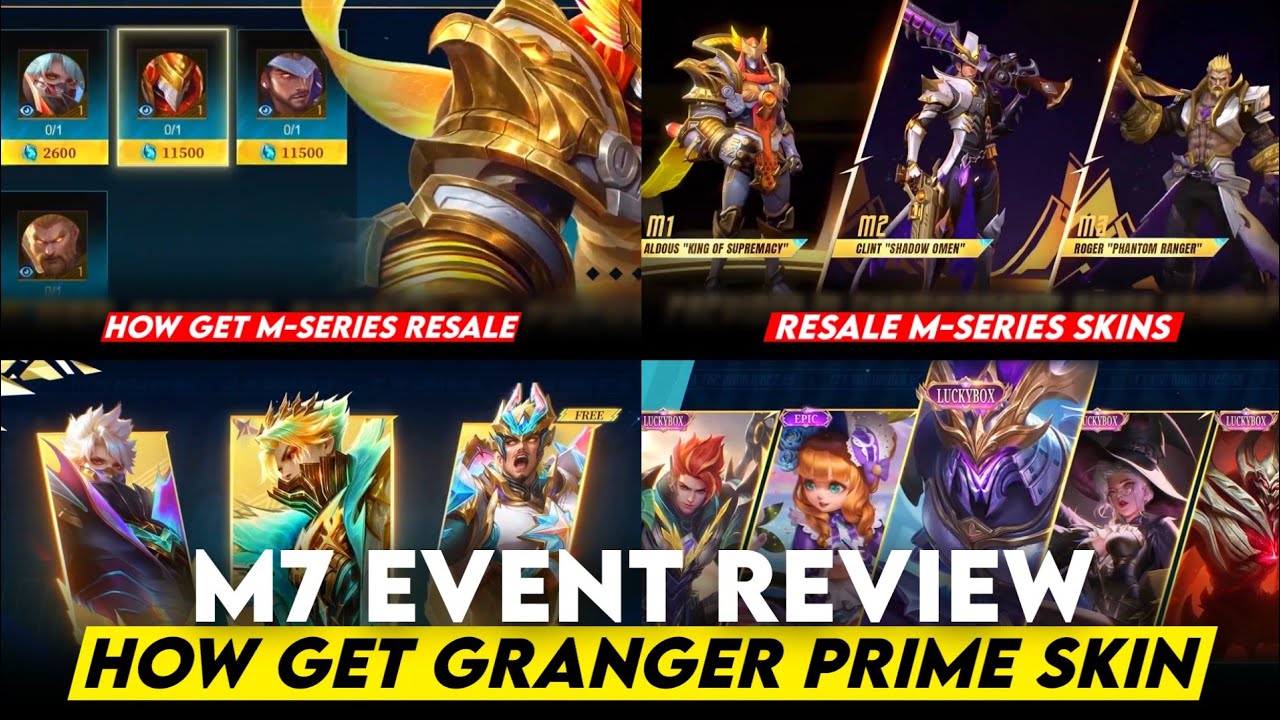 M7 EVENT REVIEW | M1 M2 M3 RESALE SKINS | FREE EXP LEVEL M7 | HOW GET ...