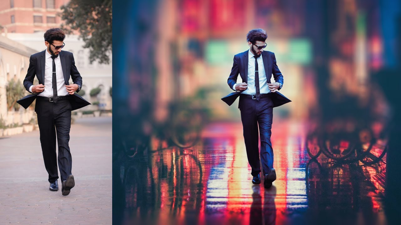 Blur Background And Highlight Photoshop Editing | photoshop tutorial cc ...