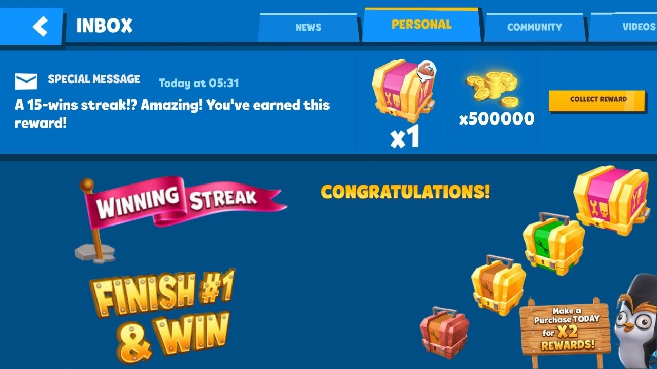 15-Wins Streak Rewards Is Here Zooba - YouTube
