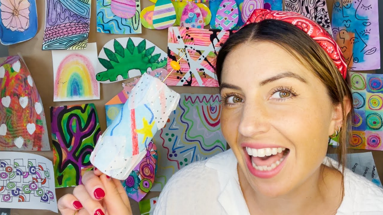 Summer Camp Themes! 4th of July: Kid Art Popper! - YouTube