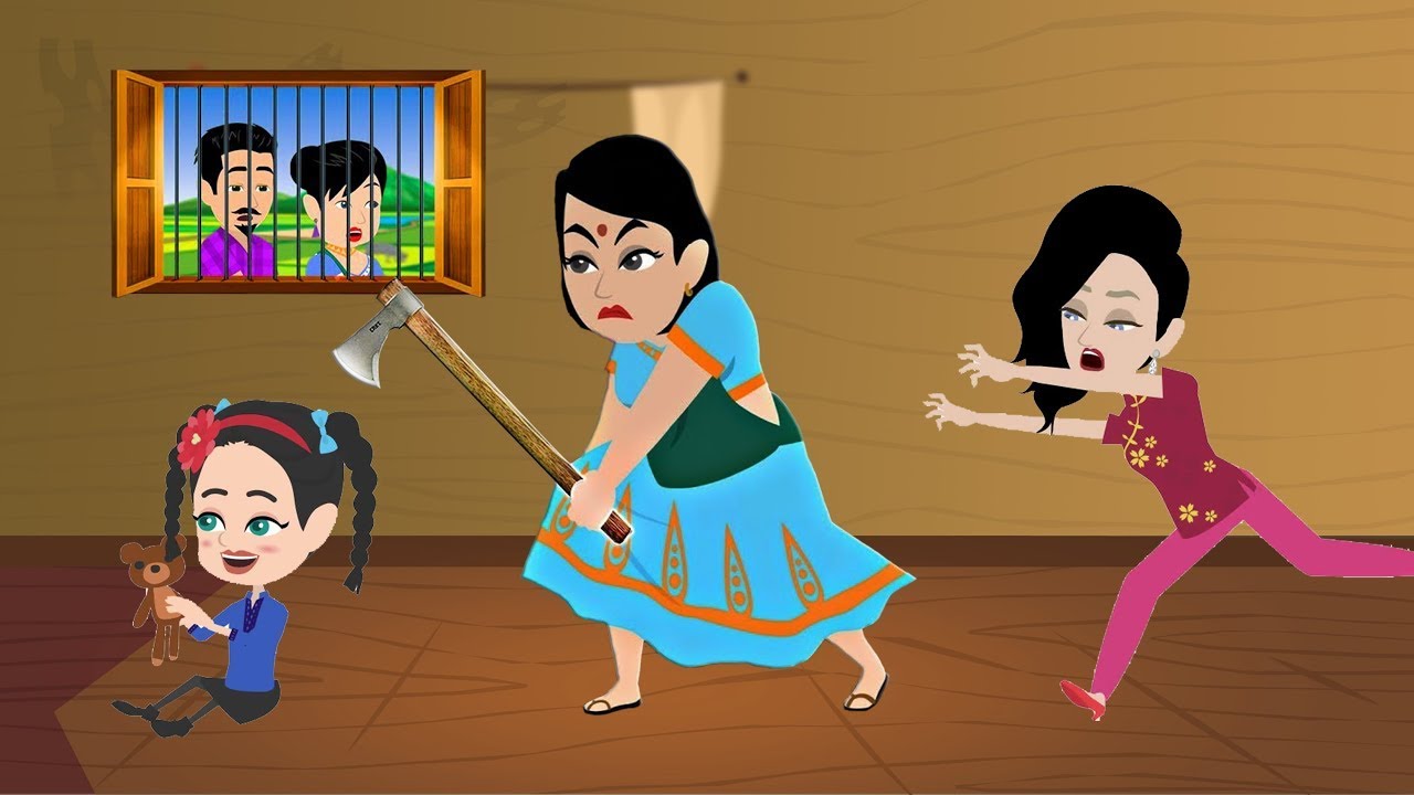 Jadur Golpo Jadur bangla cartoon Jadur cartoon সৎ চাচী অত্যাচার ও যাদুর ...