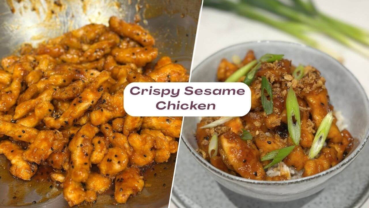 🍁Crispy Sesame Chicken Recipe with a Sticky Asian Sauce - YouTube