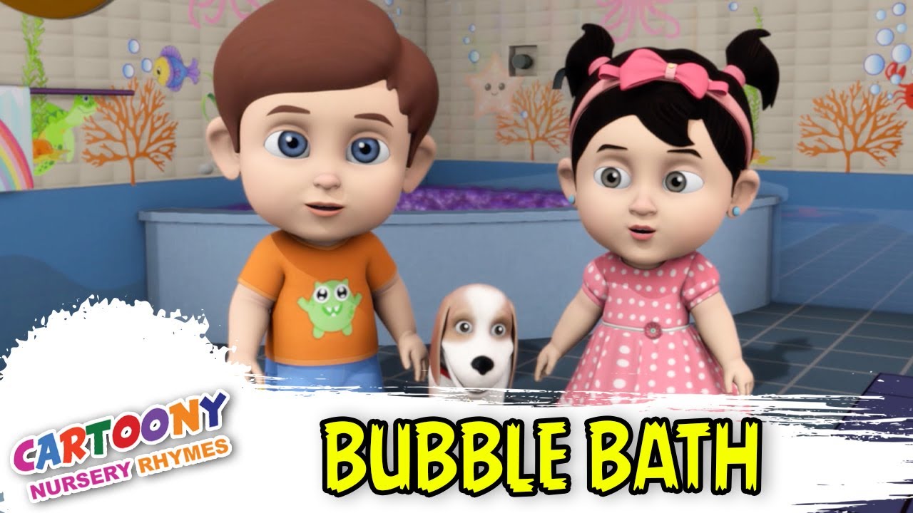 Bubble Bath | New Animated Cartoony Nursery Rhymes | New Funny Rhymes ...