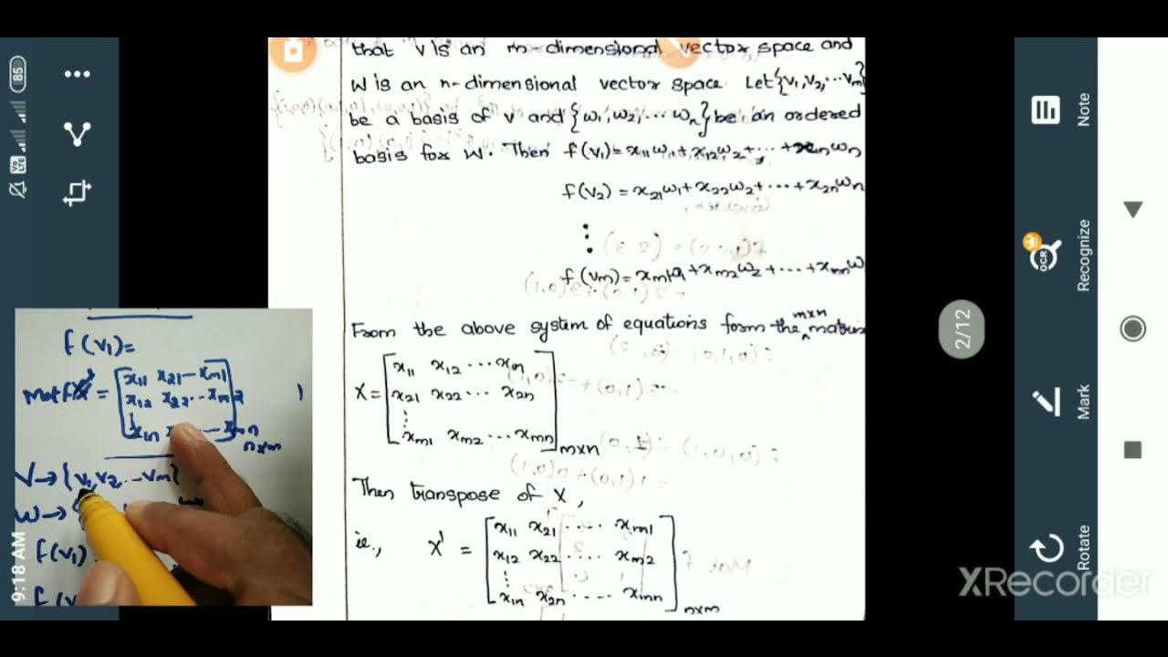 Linear Algebra -MGU-6th sem -Module 3 - YouTube