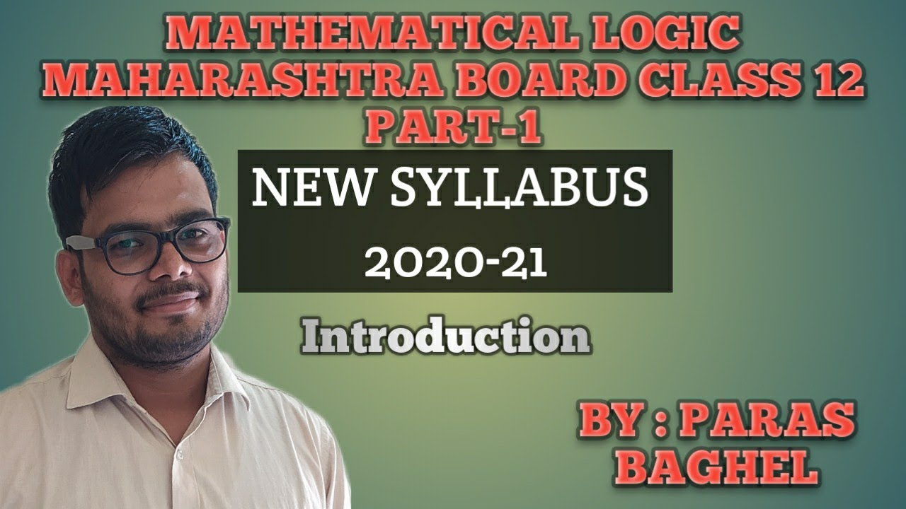 Mathematical logic Maharashtra Board Class 12 Statement - part 1 ...