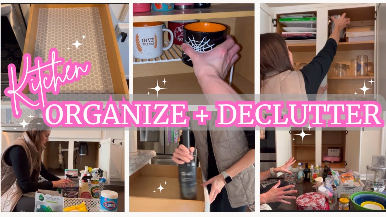 *NEW* KITCHEN ORGANIZE + DECLUTTER - YouTube