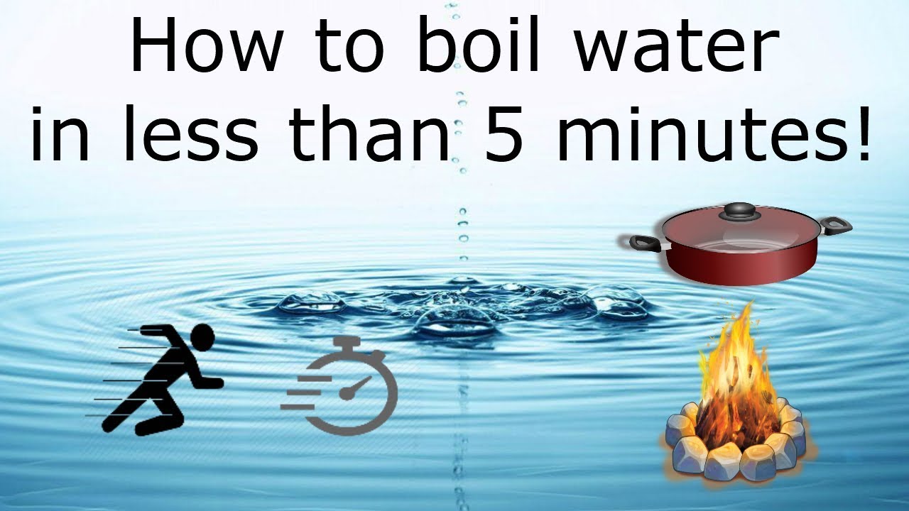 How to boil water in less than 5 minutes! - YouTube