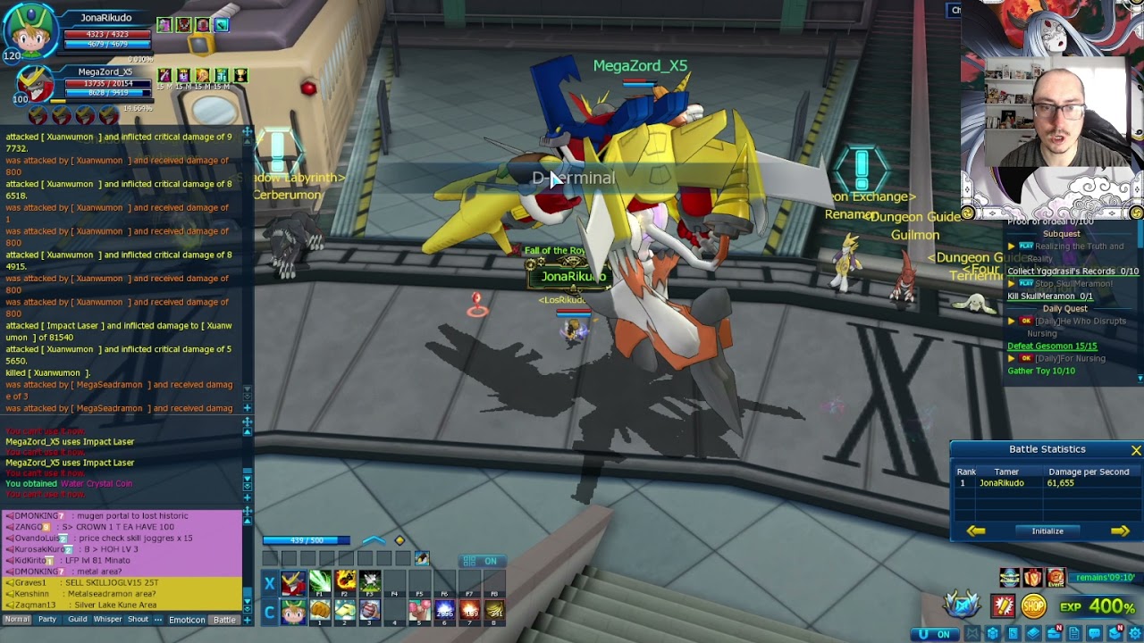 DMO Digimon masters Shoutmon x5 at 15 size 135% bueno o malo? - YouTube